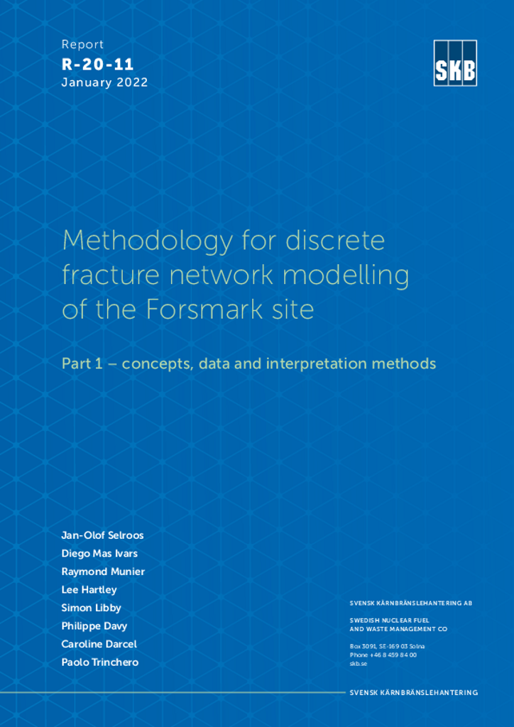 Methodology for discrete fracture network modelling of the Forsmark site. Part 1 – concepts ...